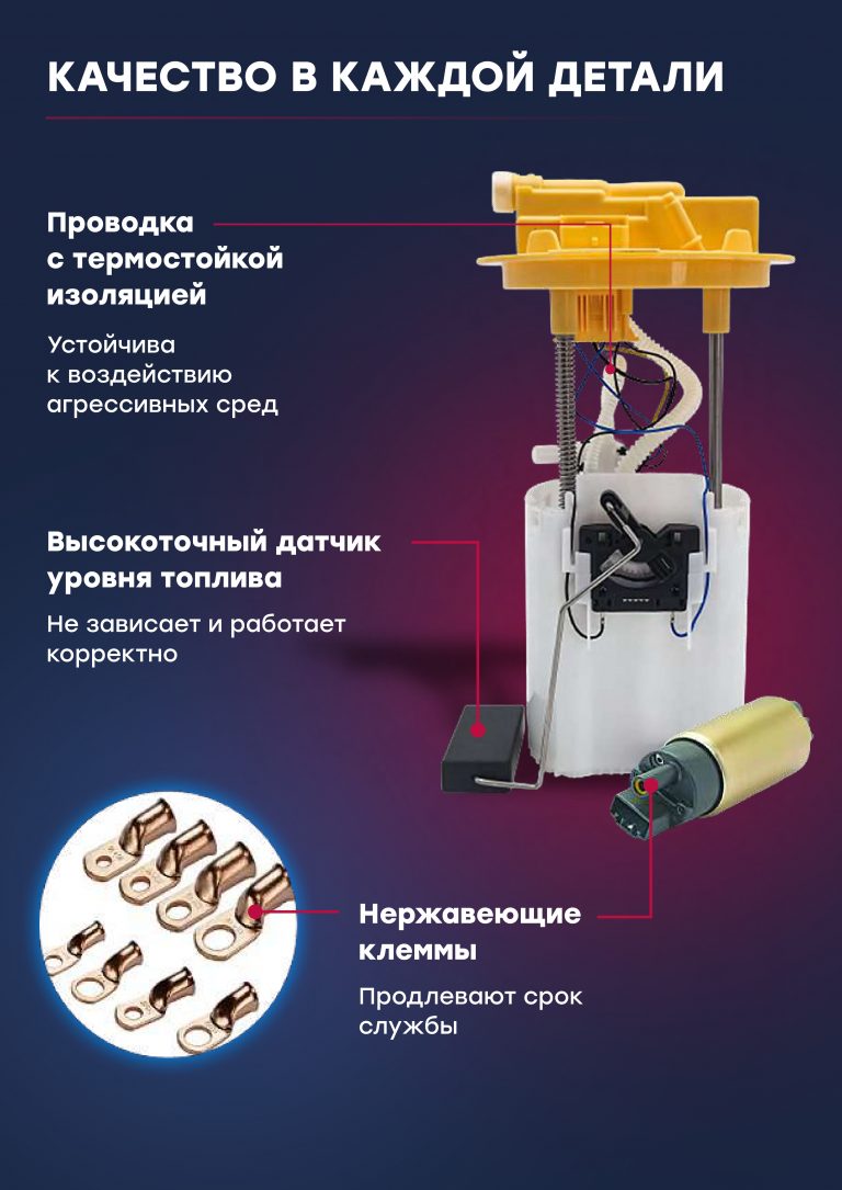 Модуль топливного насоса PEUGEOT 307 01-; CITROEN C4 04-, C5 01 ...